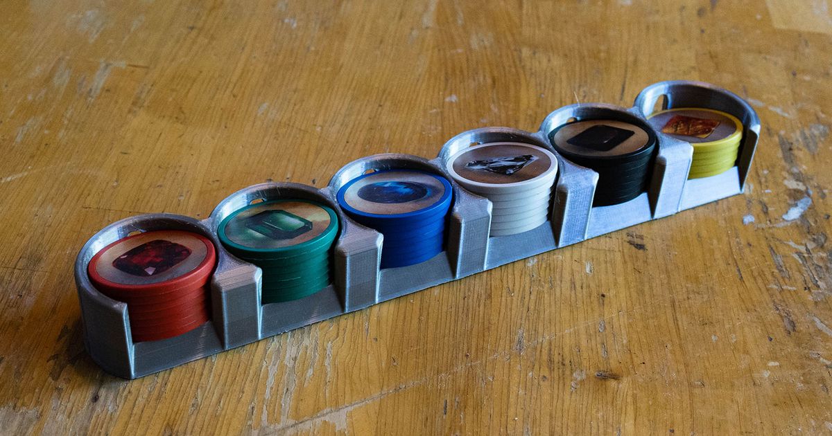 Splendor Board Game Chip Holder Divider by WilliamLund | Download free ...