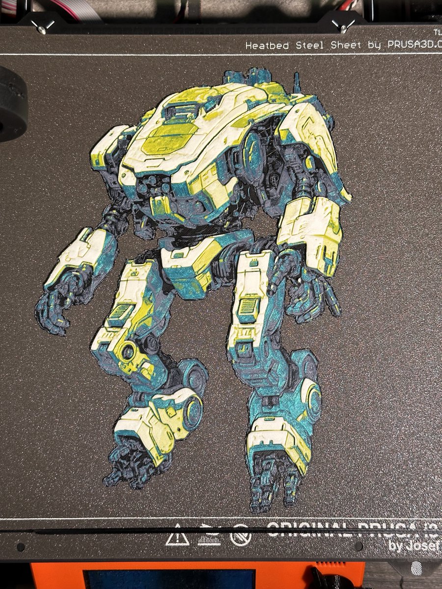 Cel-Shaded Light Mech Filament Painting by Steve from HueForge ...