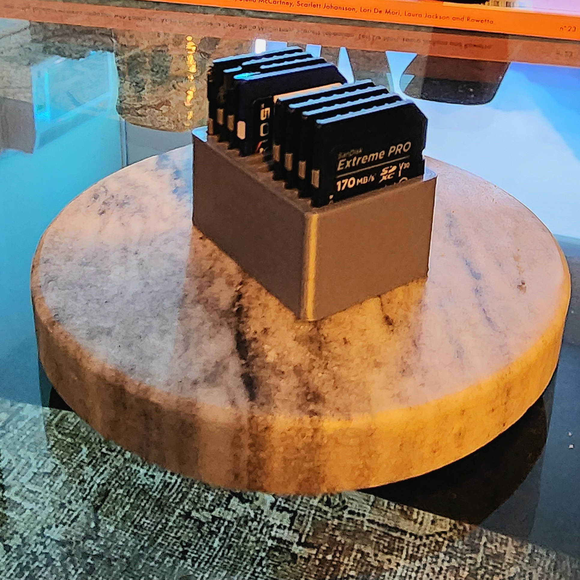 SD Card Holder (10 Slots) - Compact by Dayton Brown | Download free STL ...