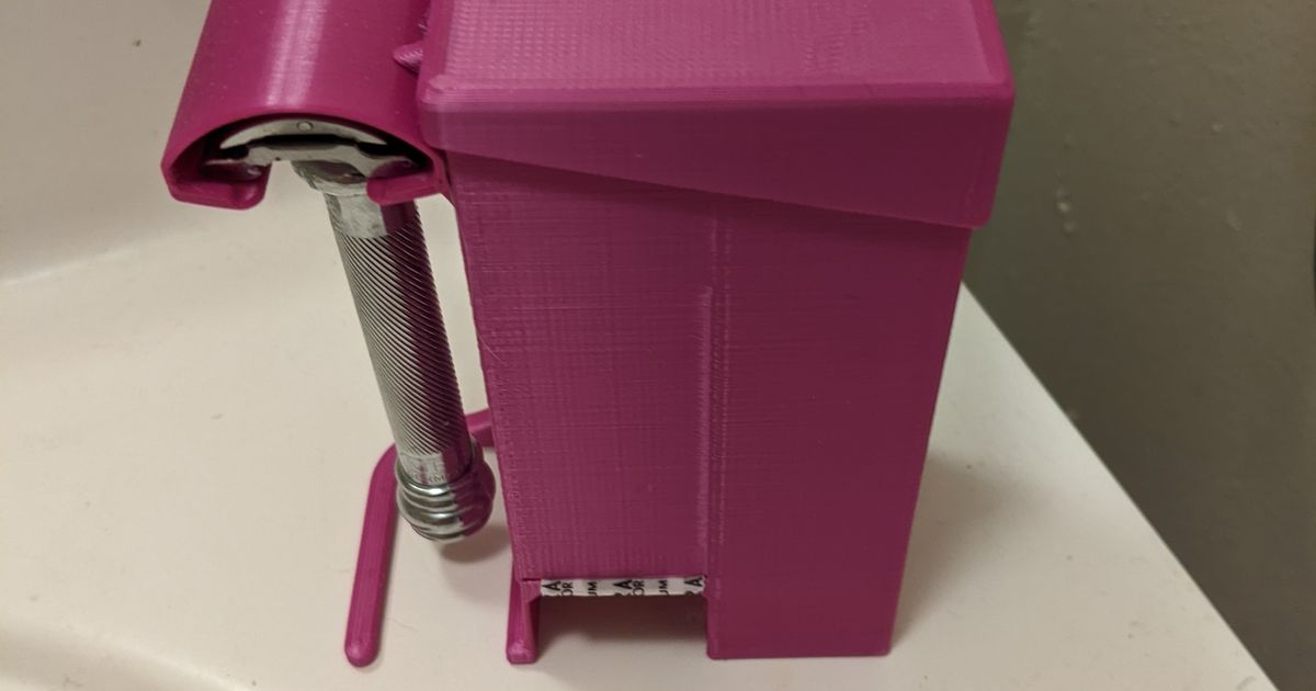 Safety Razor Stand, plus Blade Dispenser / Disposal by zimboptoo ...