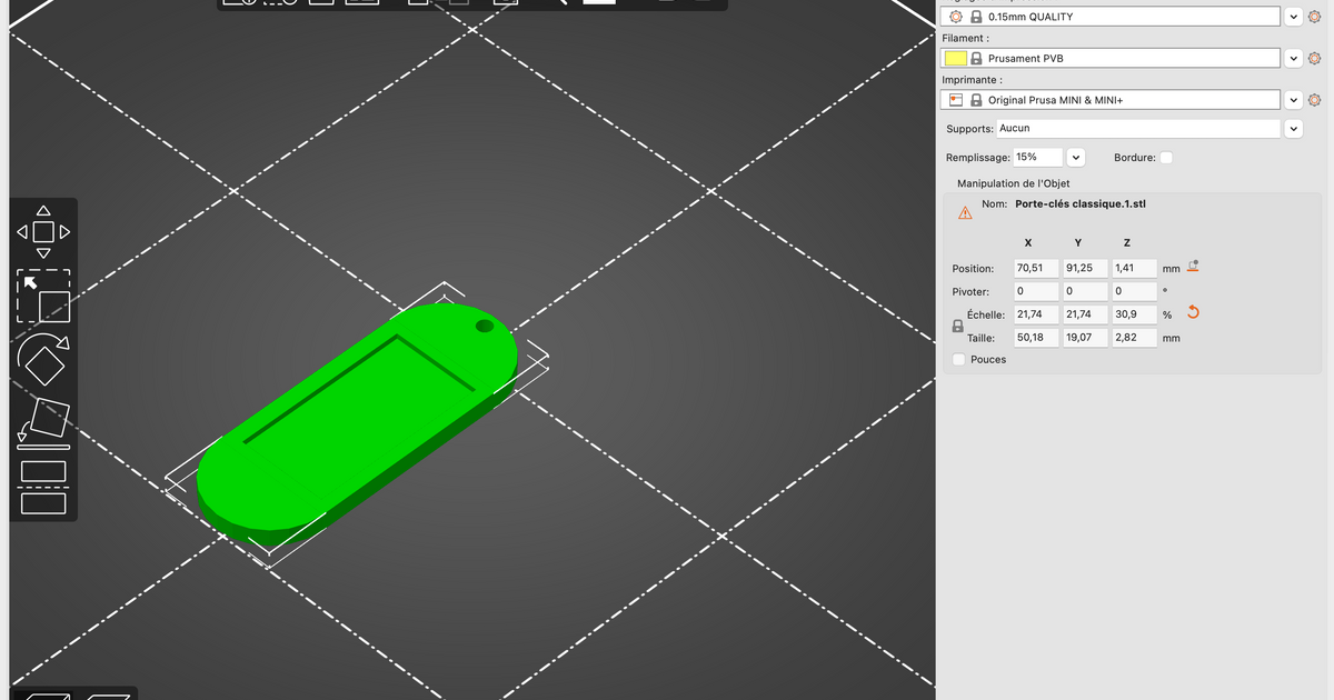 Classic keychain by 3DCalanque | Download free STL model | Printables.com