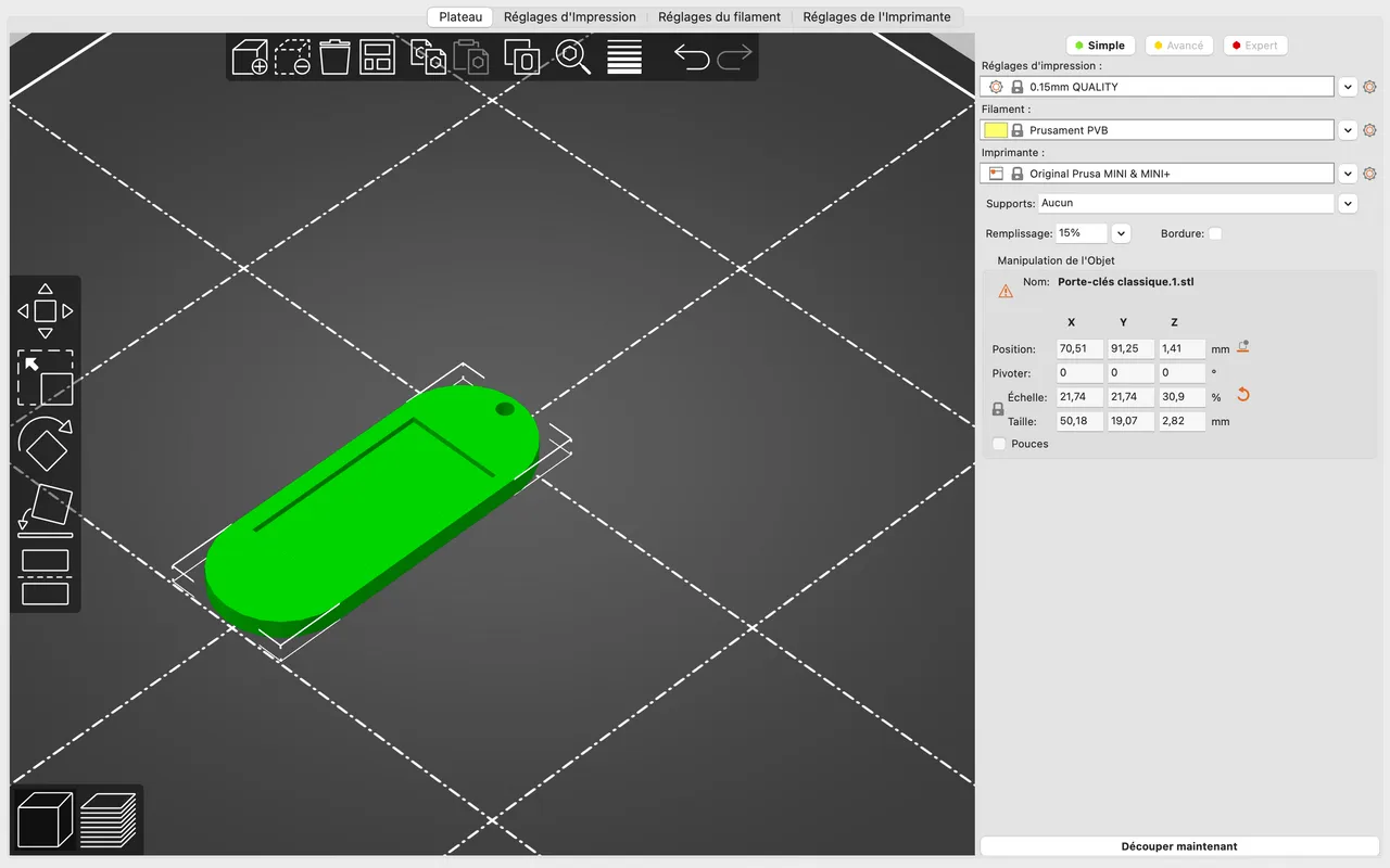 Classic keychain by 3DCalanque | Download free STL model | Printables.com