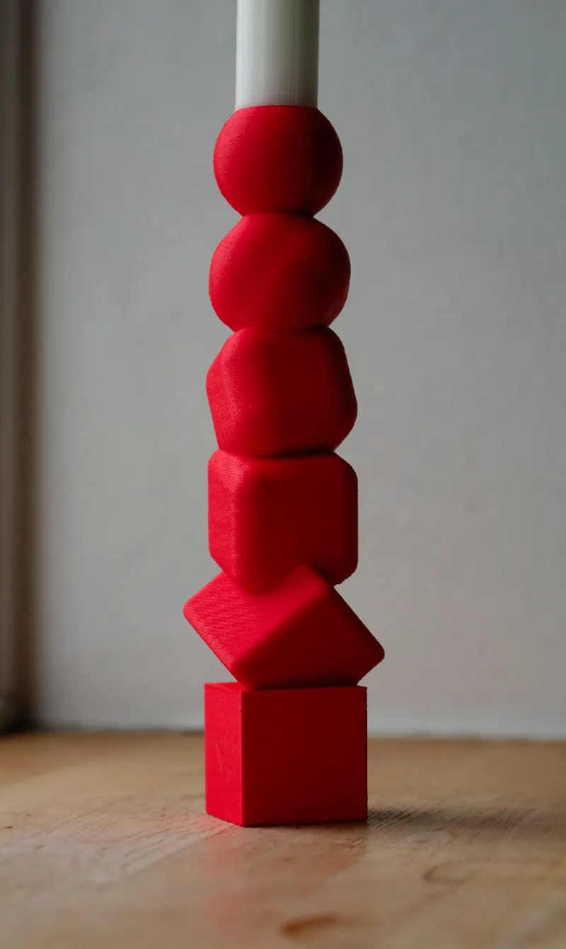 Cube to sphere candle by Jacob Laage Kragh | Download free STL model ...