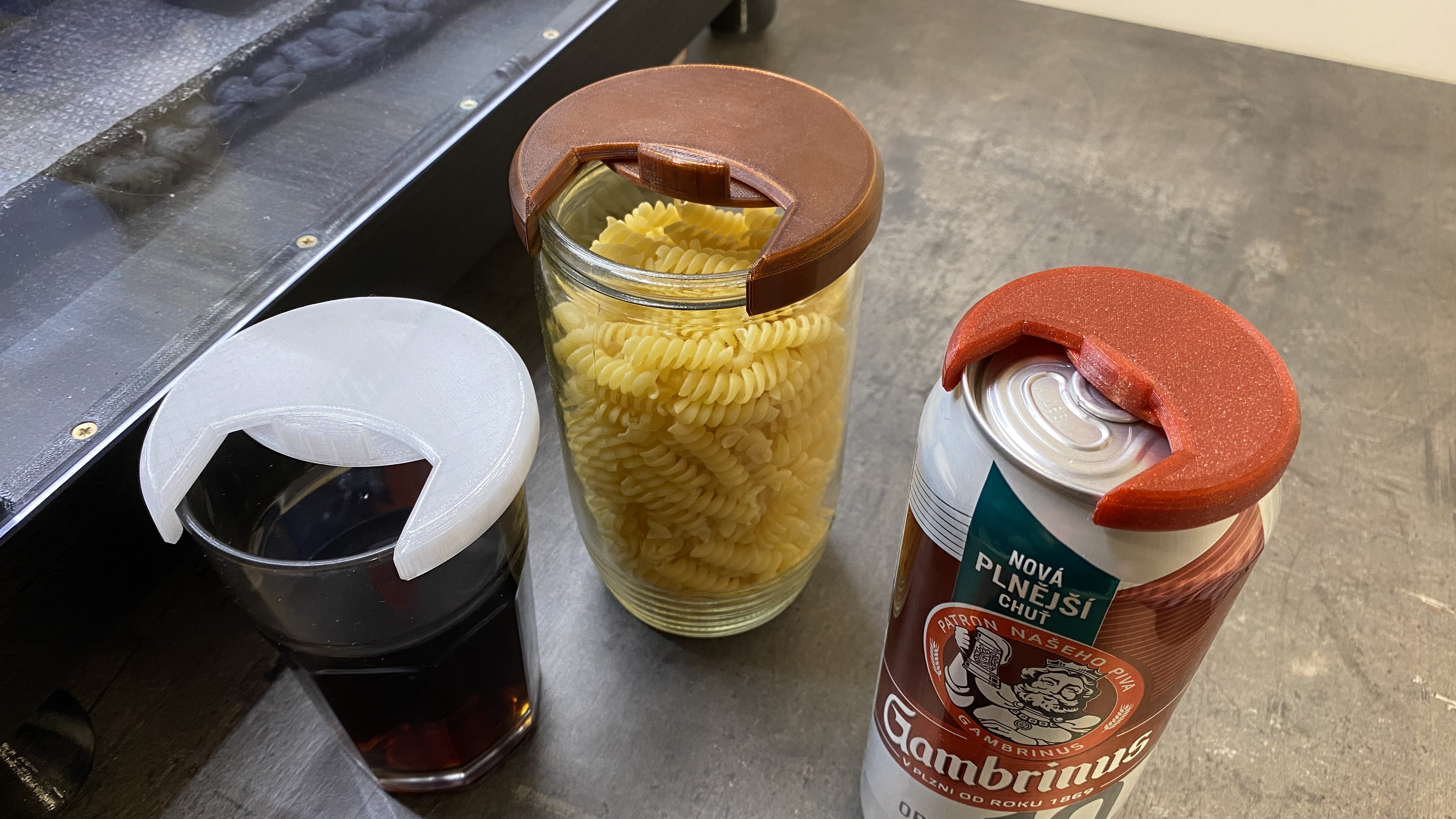 Can, cup or jar lid sliding by Dušan | Download free STL model ...