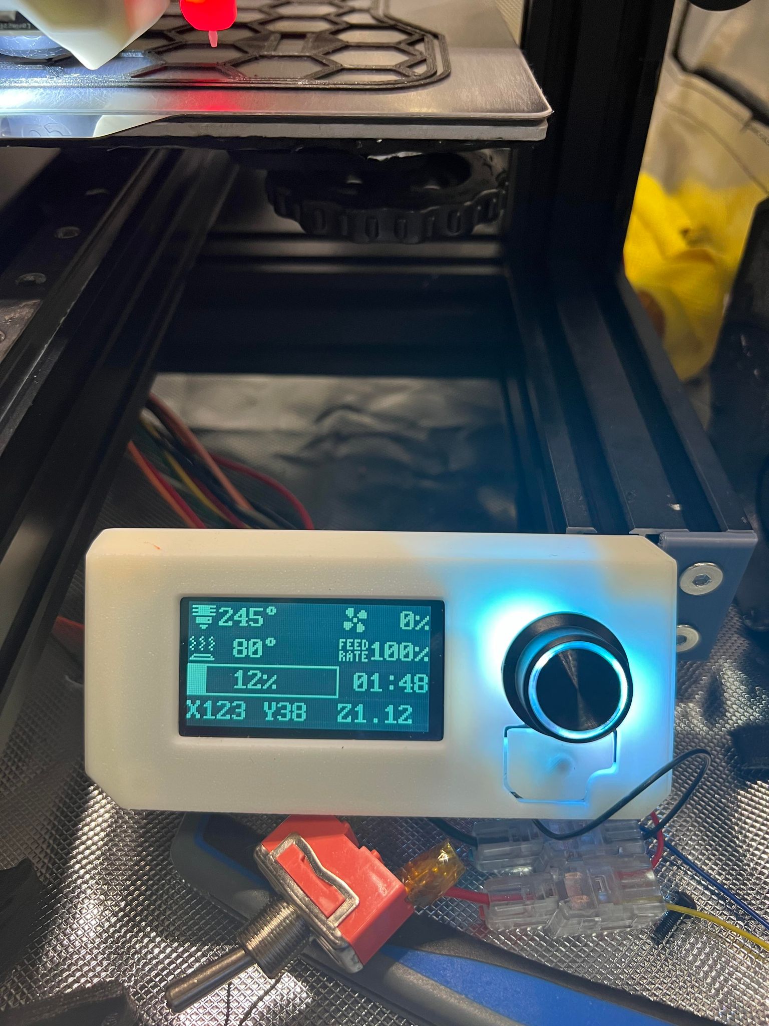 mini 12864 Extrusion mount for Ender 3 v2 by Kitles | Download free STL ...