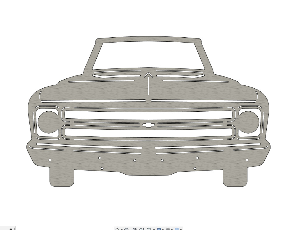 Chevy C10 Truck 1967-1968 Laser Cut Wall Plaque by DickF | Download ...
