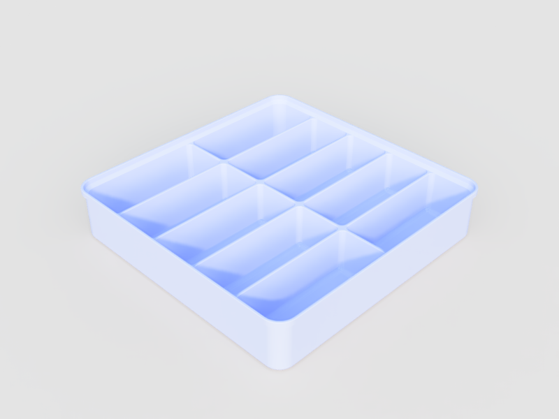 Stacking Tray Set - fully customizable (incl. Fusion360-file) by Mar Ber | Download free STL ...