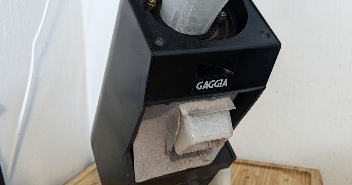 Single dose grinder Mod for Gaggia MDF by Eric | Download free STL ...