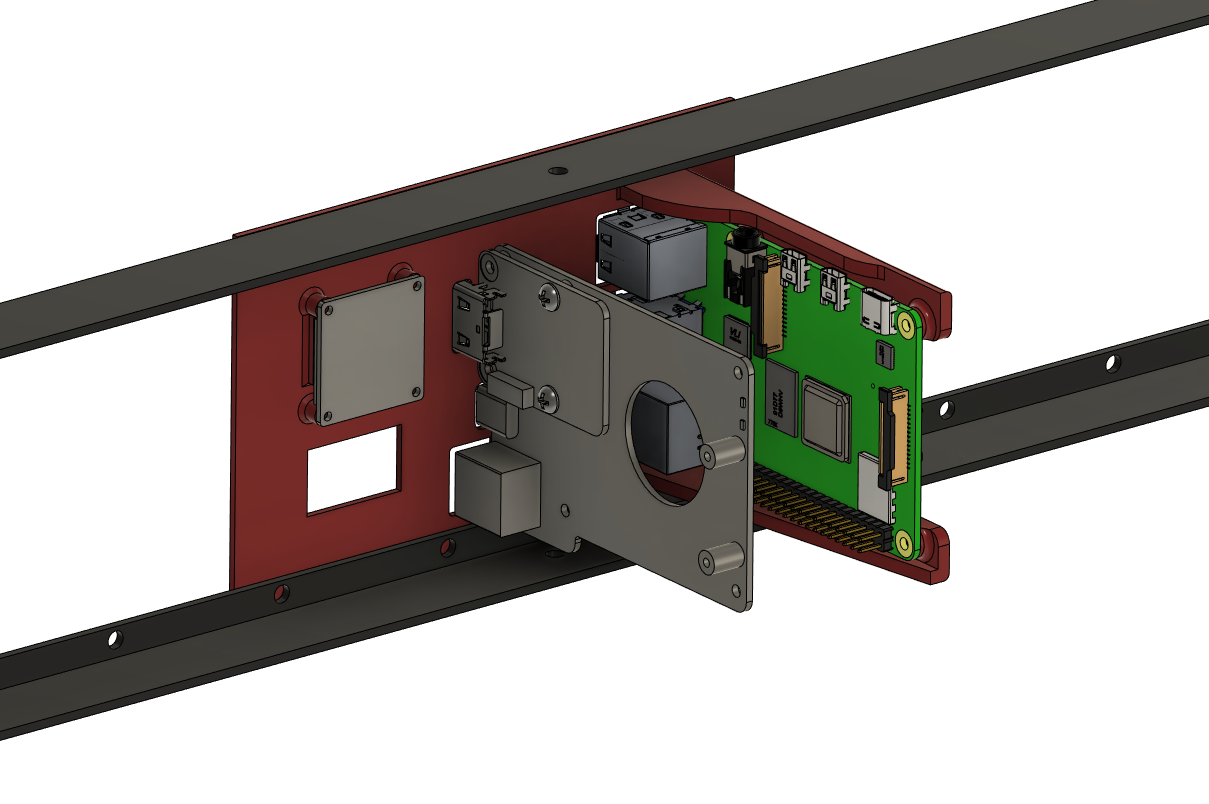 Geekworm Pikvm With Poe 2hu Mount By Ledomme Download Free Stl Model 