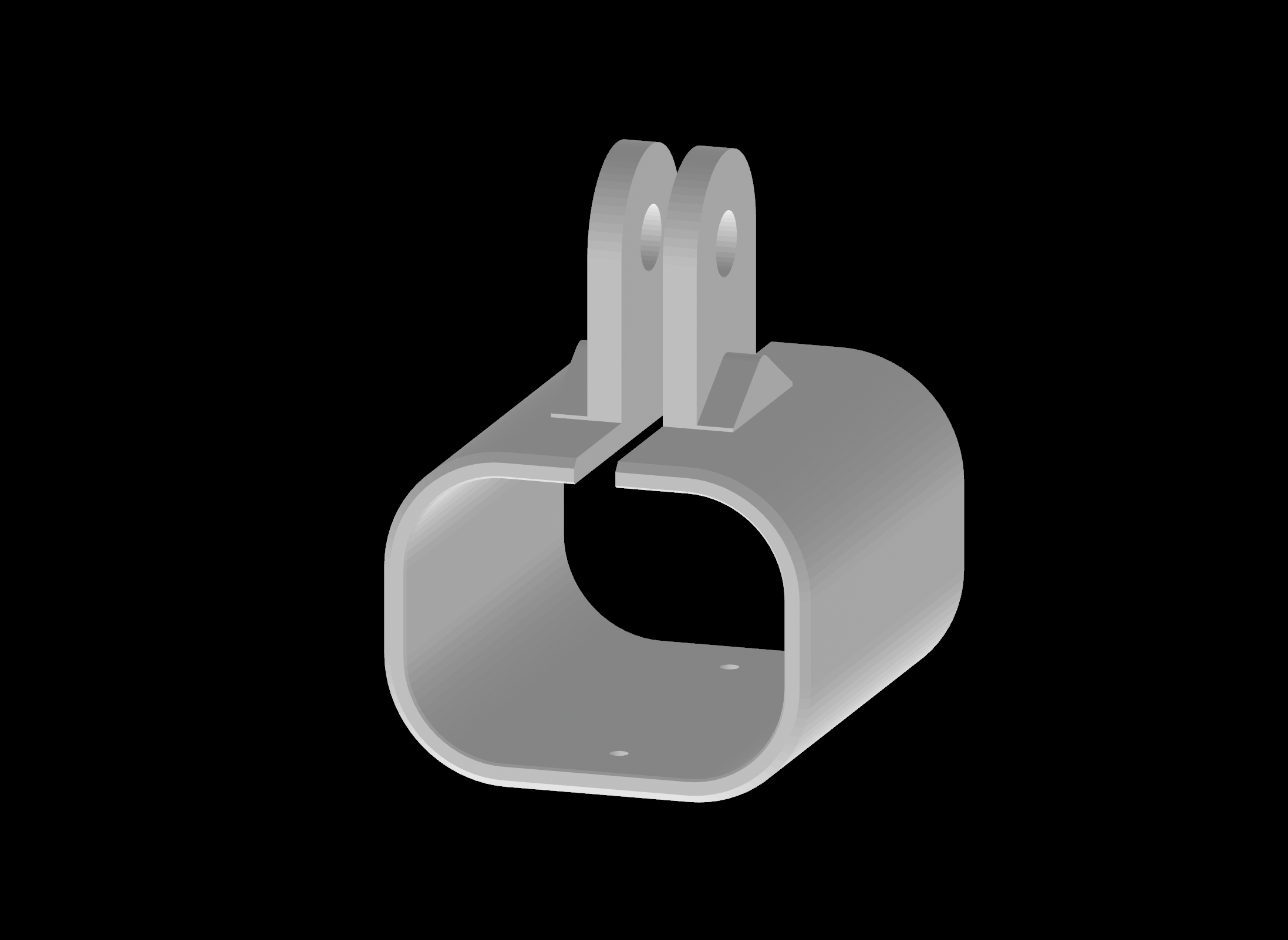 Bike light clamp with GoPro Mount by s.mensak | Download free STL model ...