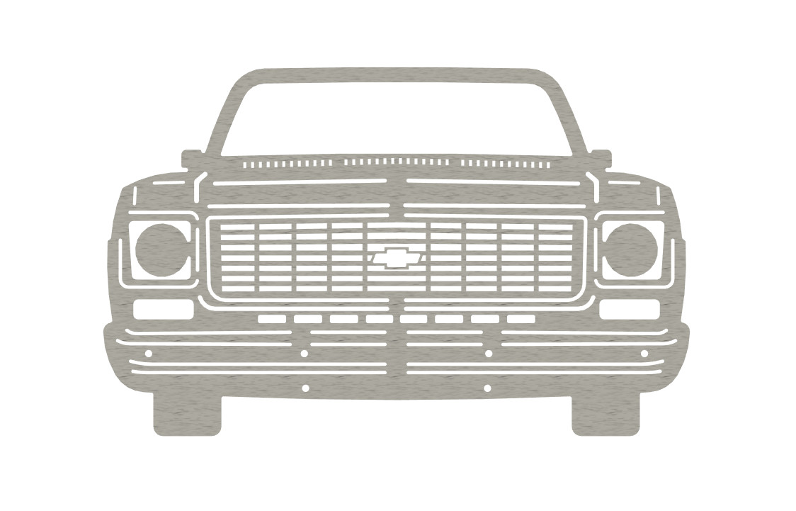 Chevy C10 Truck 1973-1980 Laser Cut Wall Plaque by DickF | Download ...