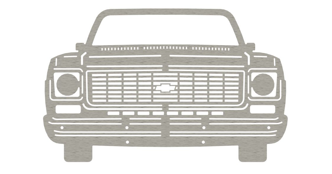 Chevy C10 Truck 1973-1980 Laser Cut Wall Plaque by DickF | Download ...
