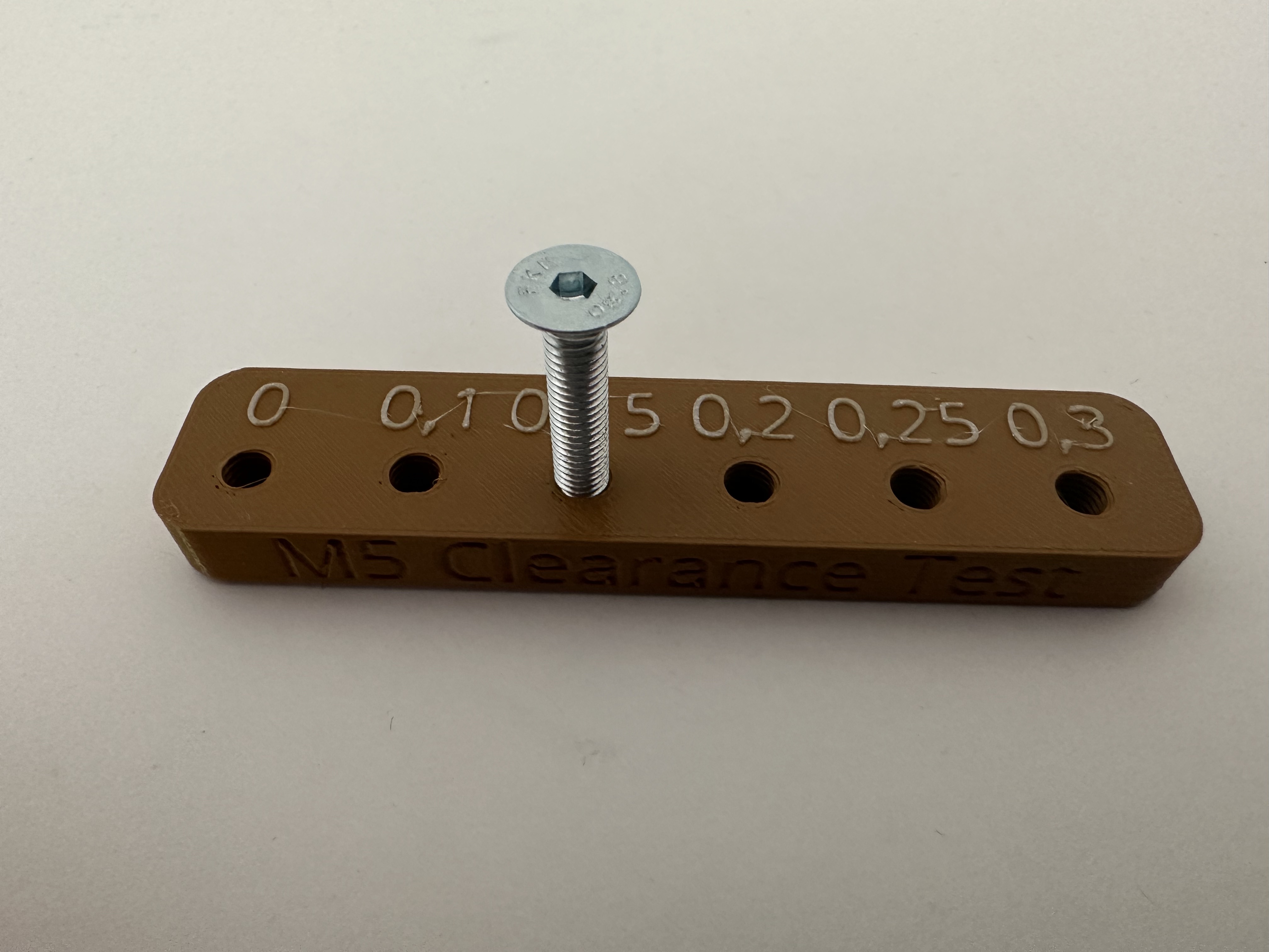 M5-Clearencetest by elatobi | Download free STL model | Printables.com