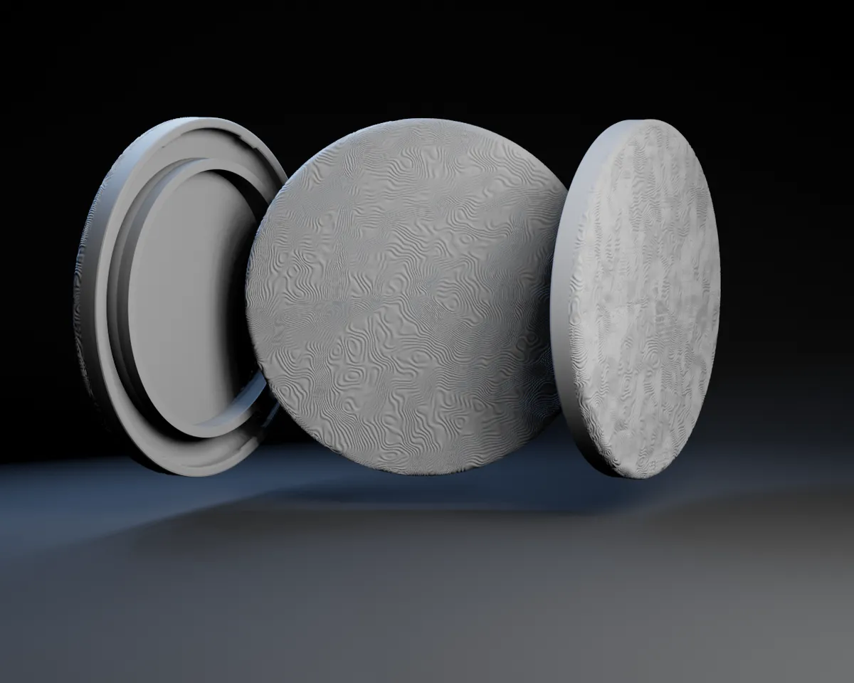 Squiggly Top Oui Yogurt Cap by Peter Farell | Download free STL model ...