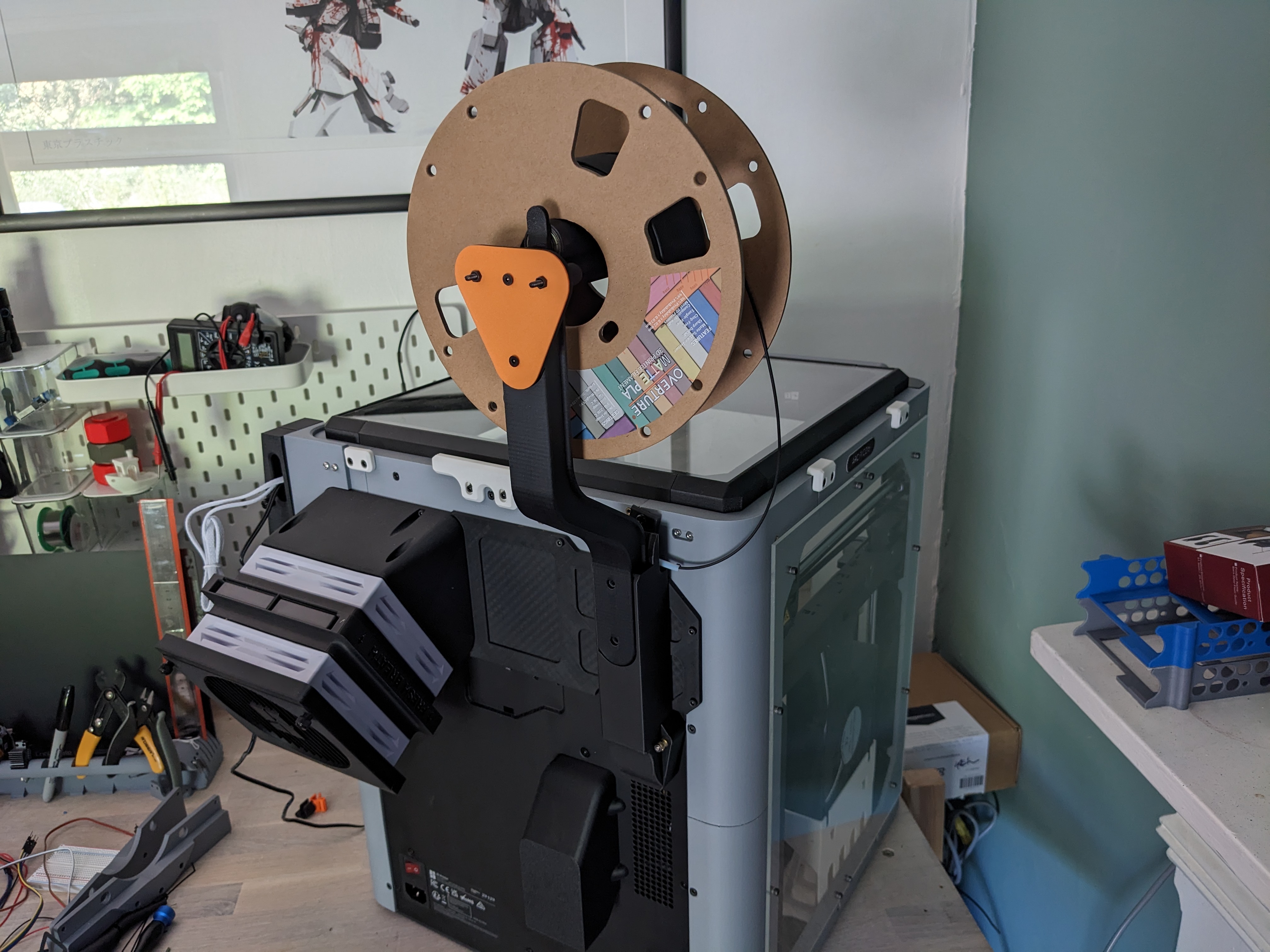 Vertical adapters for "An even simpler simple spool holder - for the ...