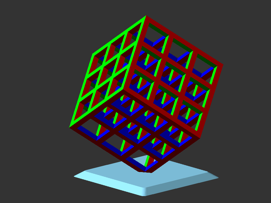 LatticeCube by Jack | Download free STL model | Printables.com