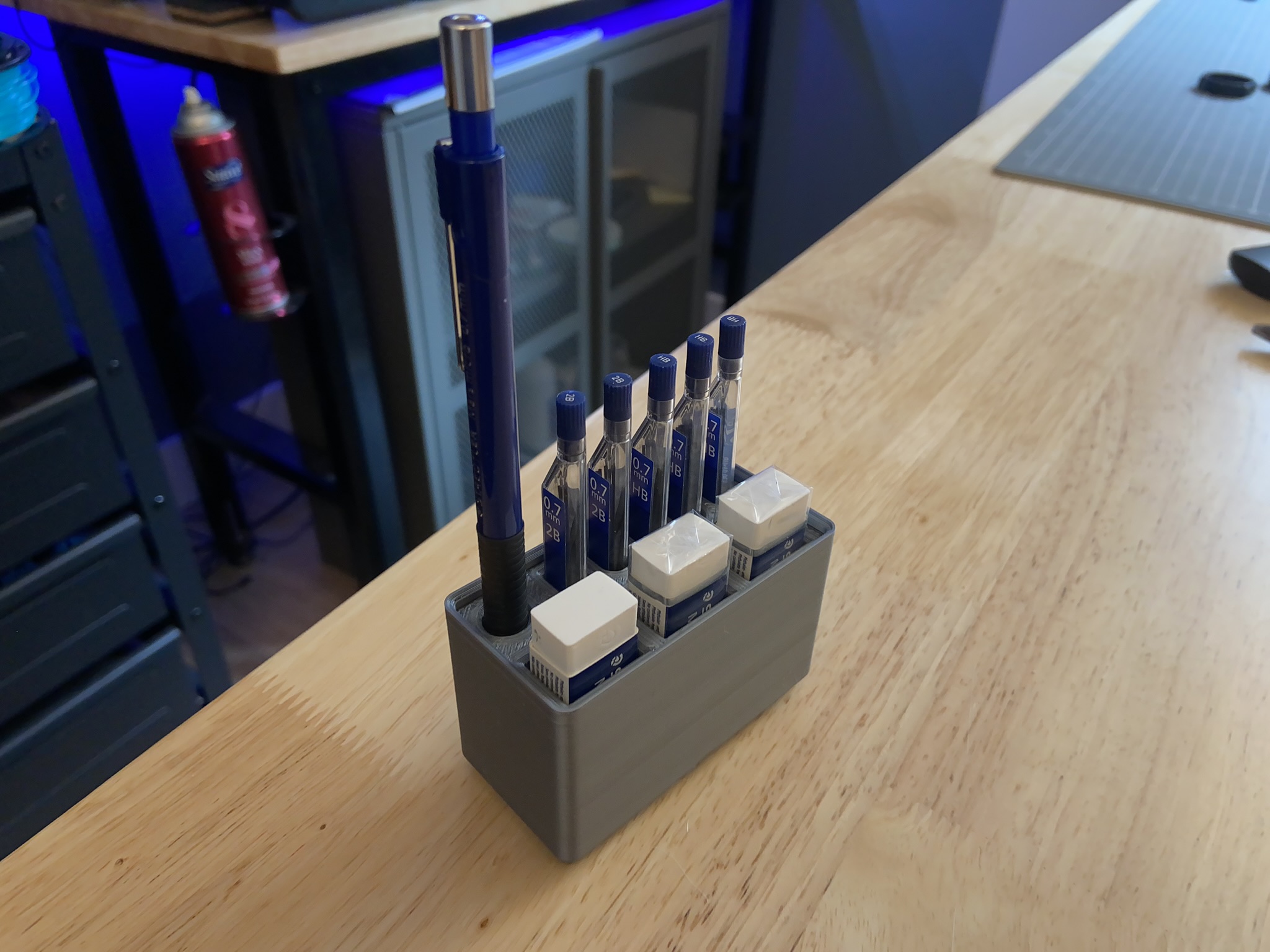 Gridfinity Mechanical Pencil holder - Mars Staedtler Micro 775 - 2x1 ...