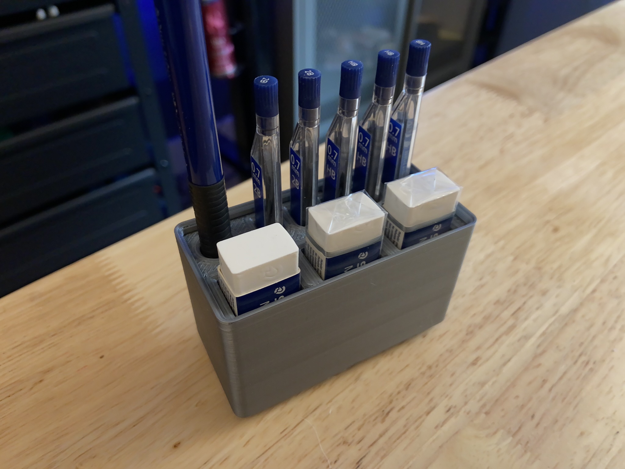 Gridfinity Mechanical Pencil holder - Mars Staedtler Micro 775 - 2x1 ...