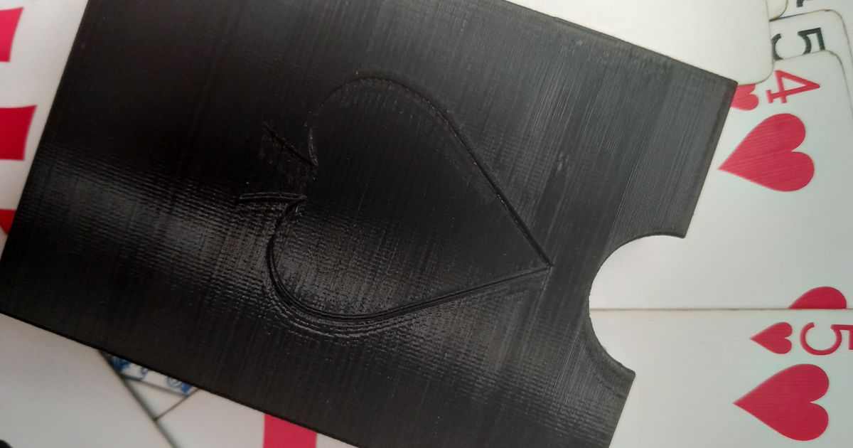 Playing cards case by kuceramm | Download free STL model | Printables.com