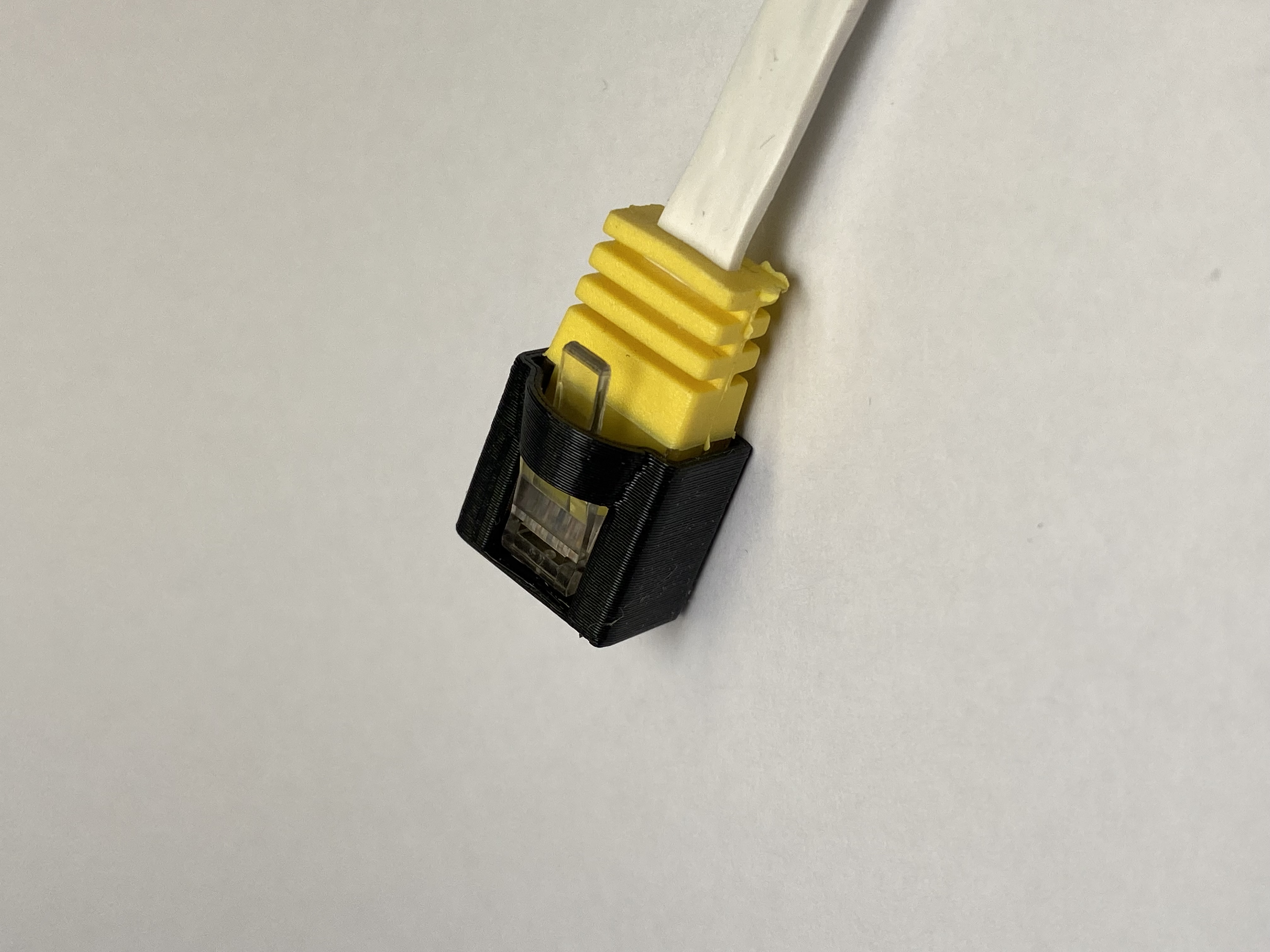 RJ45 Cable Protector v2 by Reini | Download free STL model | Printables.com