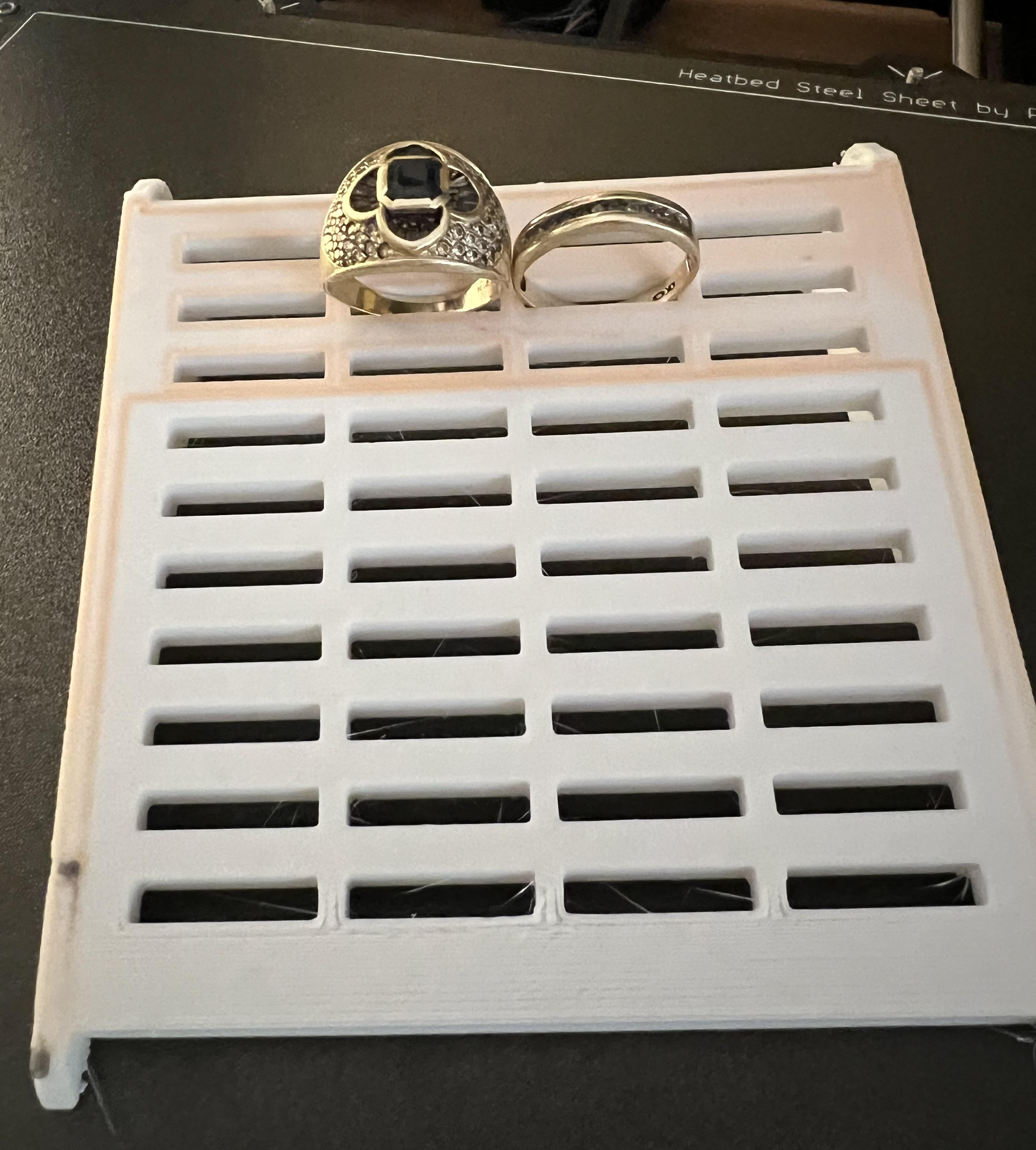 Ring Rack holds 40 by Tom Anderson (The Real NEO) | Download free STL ...