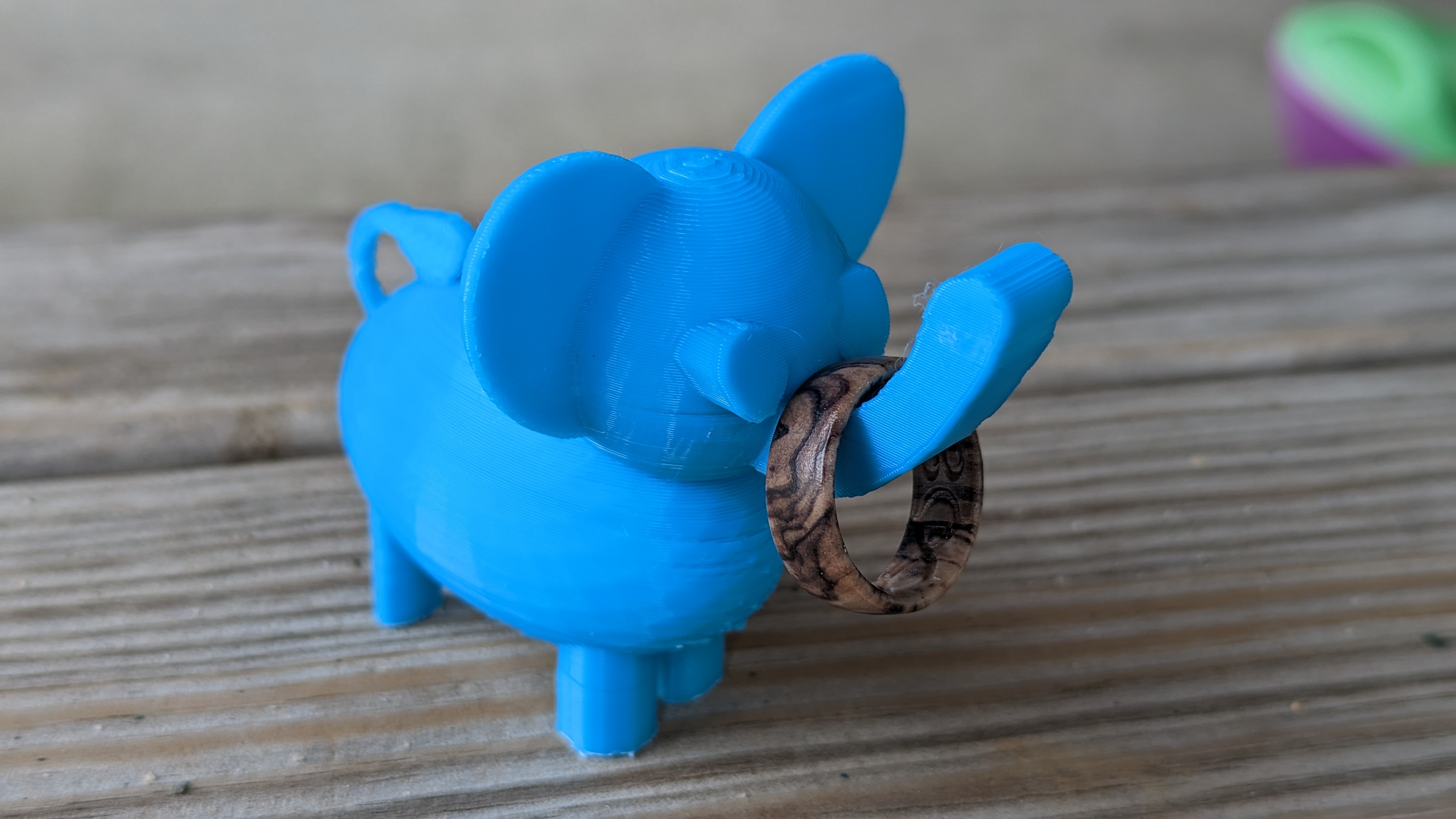 Elly the Ring Holder by FuzzyOrange | Download free STL model ...