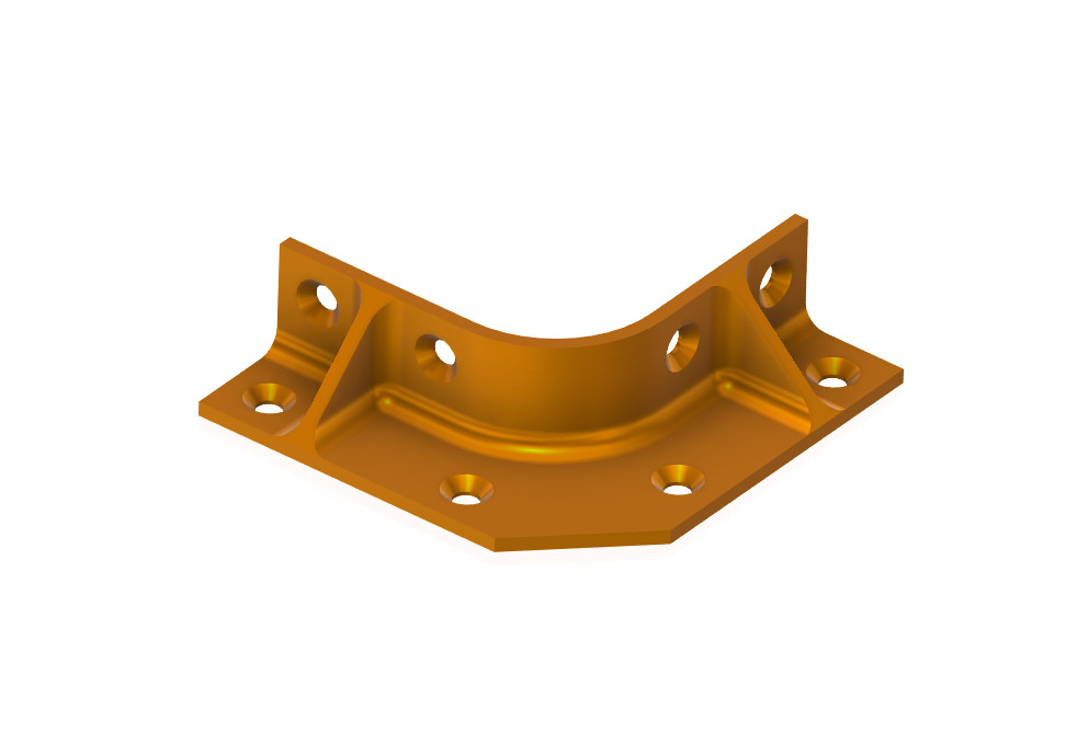 Outside Corner Brace 6cm x 6cm x 1.7cm by DickF | Download free STL ...