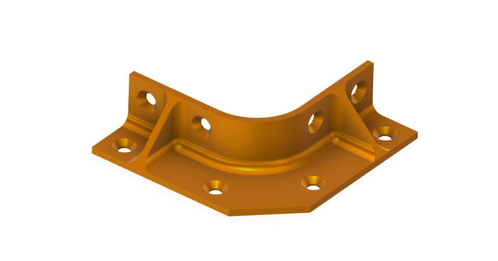 Outside Corner Brace 6cm x 6cm x 1.7cm by DickF | Download free STL ...