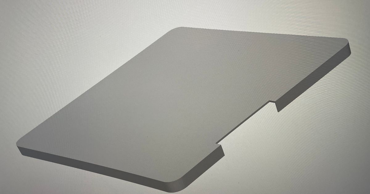 Print bed protection/dust cover for Bambu Lab P1P/X1C by Grzegorz ...