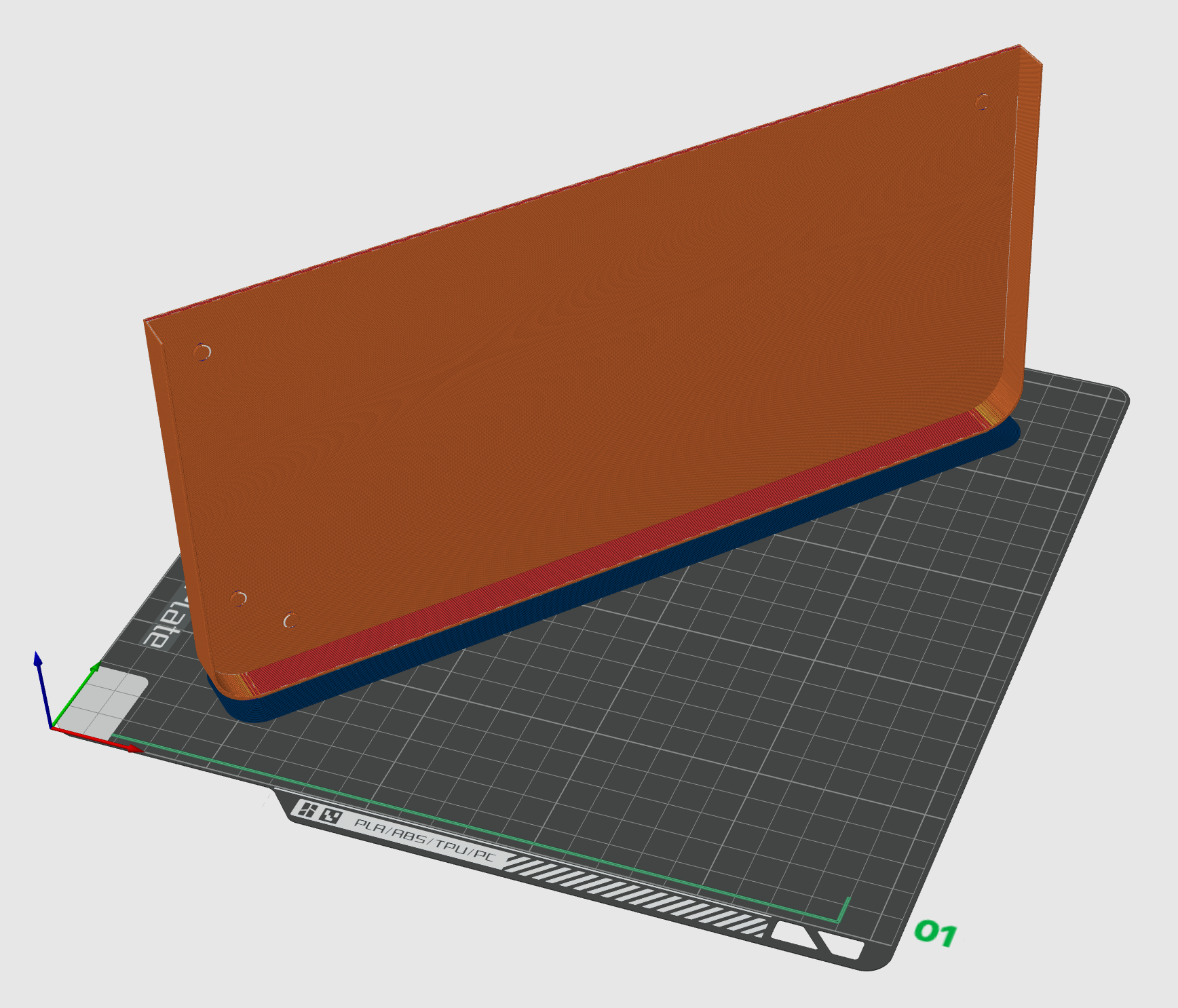 Print bed protection/dust cover for Bambu Lab P1P/X1C by Grzegorz ...
