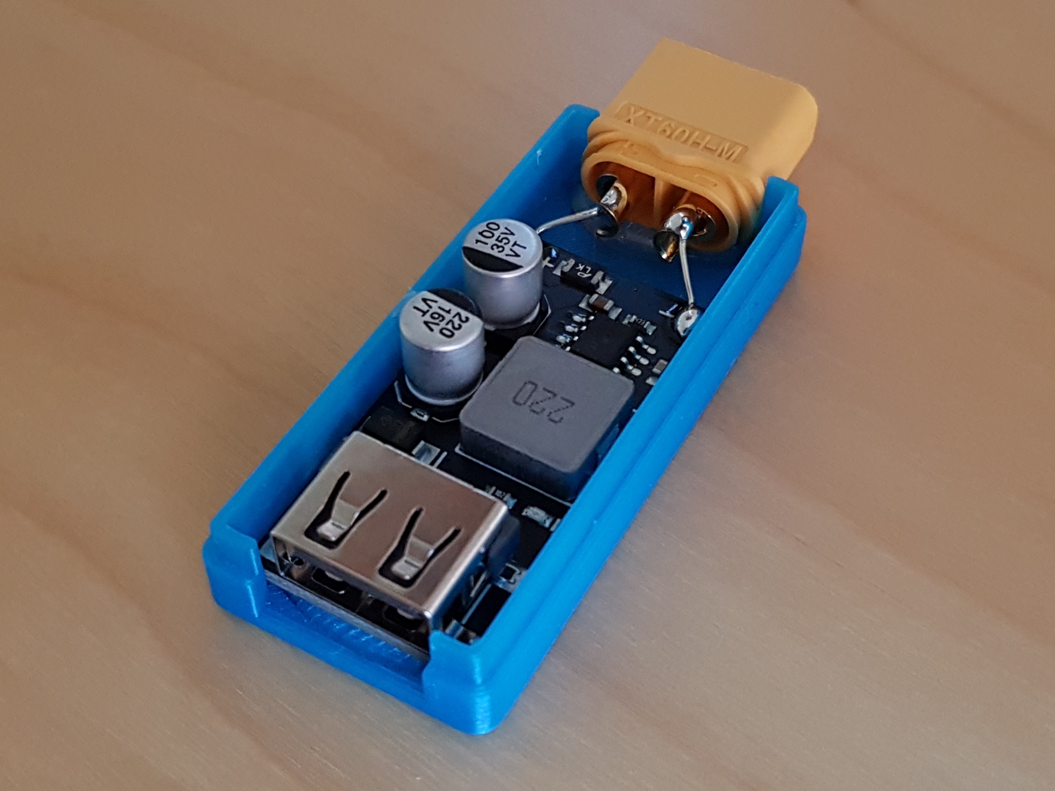 XT60 to USB quick charger housing by HD_Creator | Download free STL ...