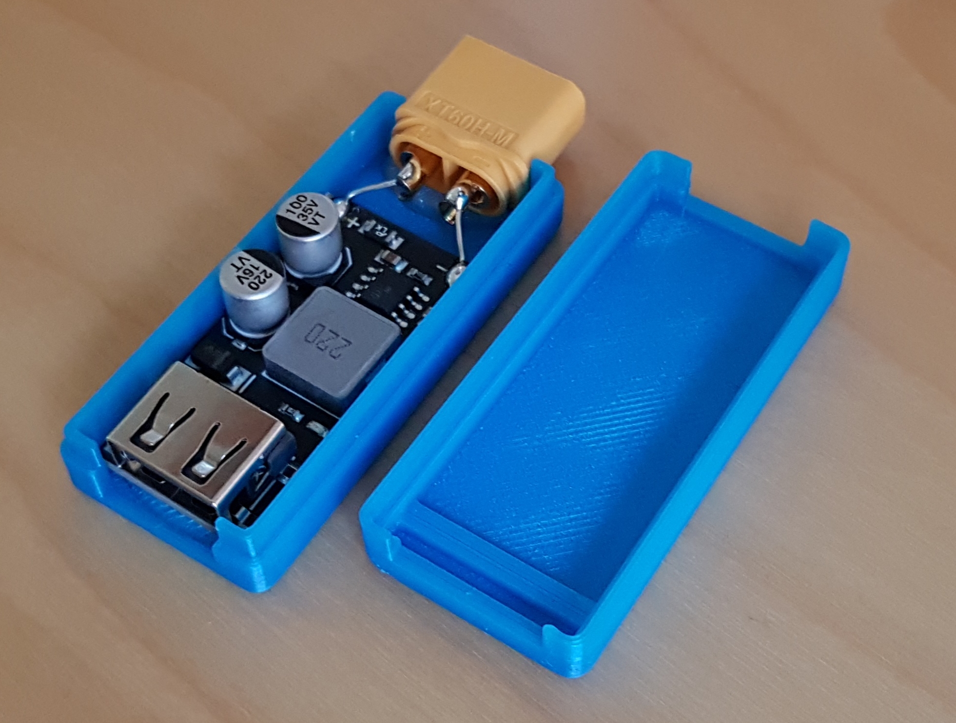 XT60 to USB quick charger housing by HD_Creator | Download free STL ...