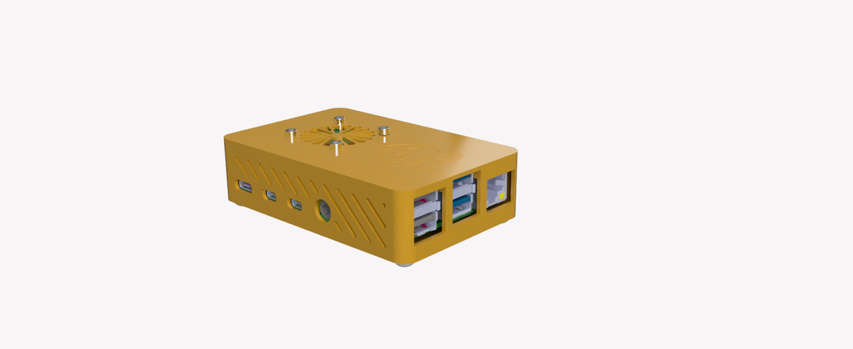 Raspberry Pi fan case for 4B by jeepers01 | Download free STL model ...