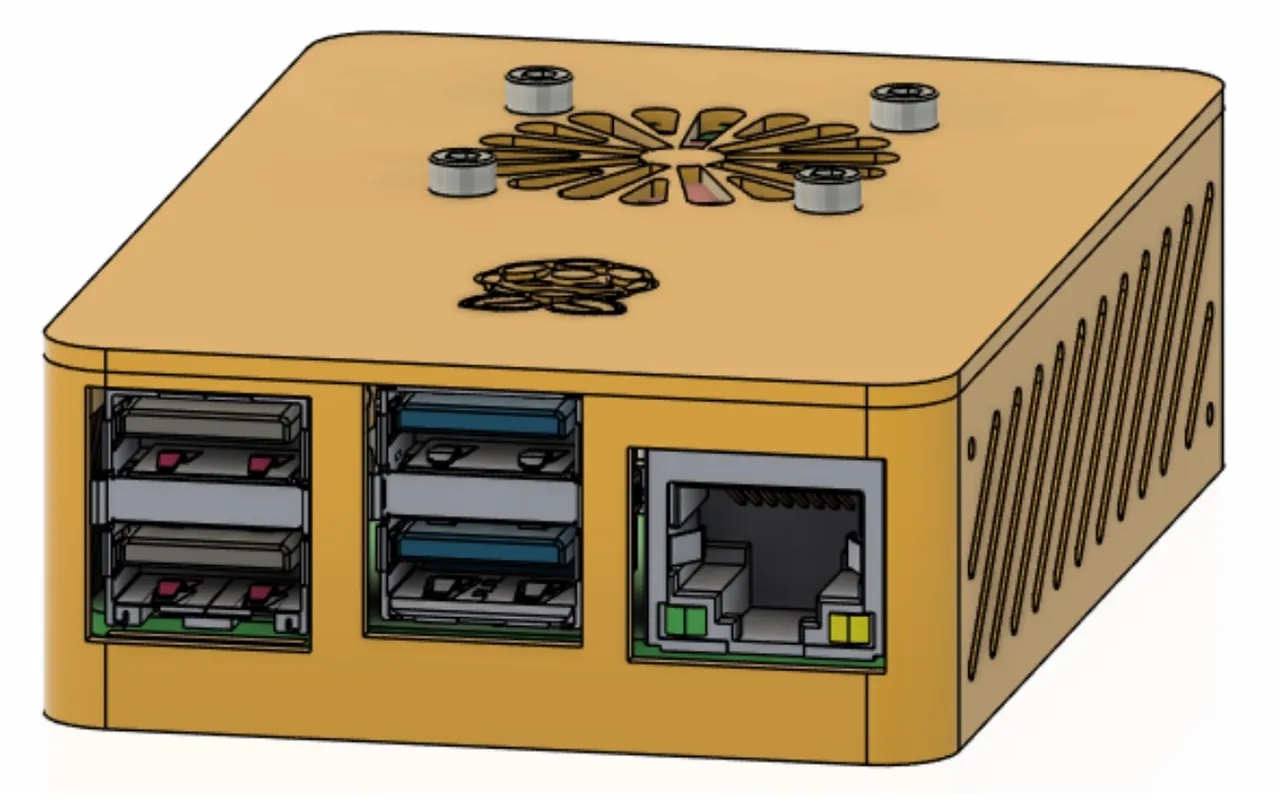 Raspberry Pi fan case for 4B by jeepers01 | Download free STL model ...