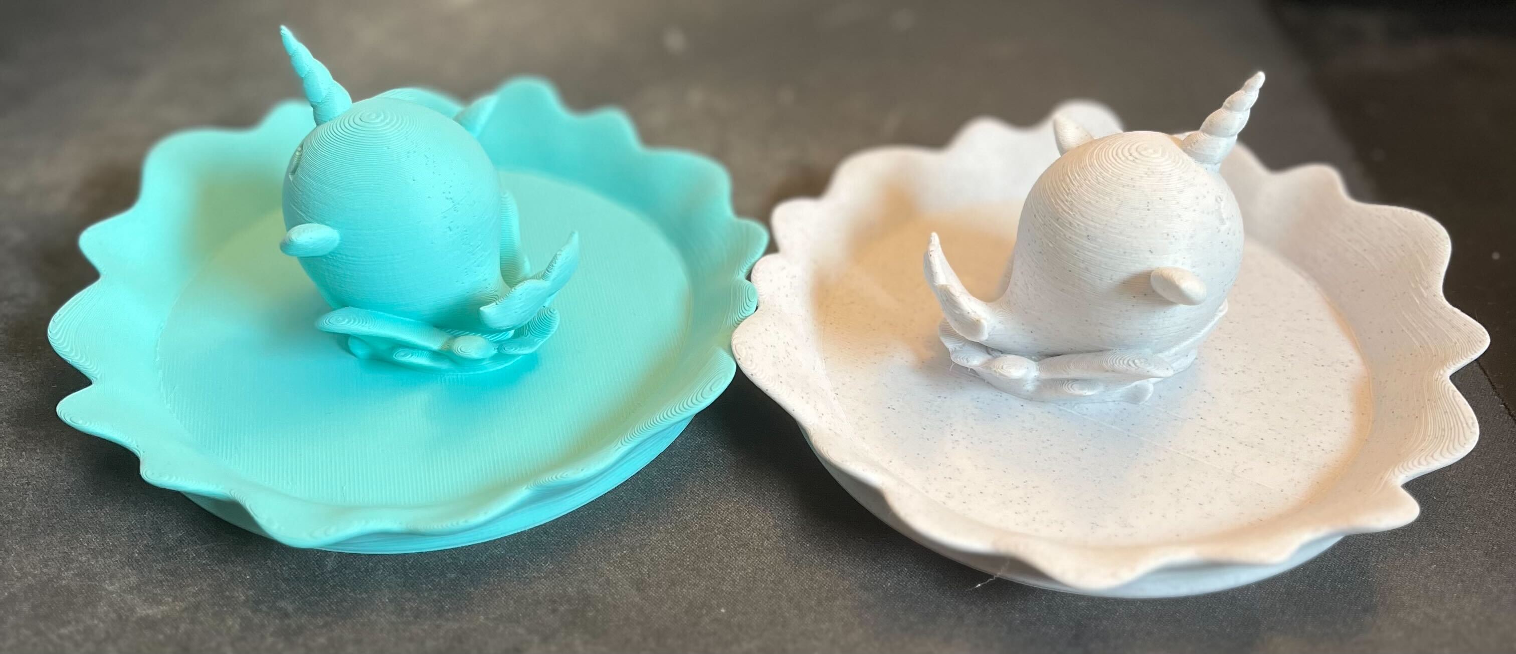 Cute Narwhal Toy and Ringholder por BMoArtist | Descargar modelo STL gratuito | Printables.com