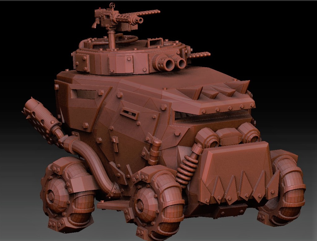 Orkz War Buggy by Milhause | Download free STL model | Printables.com