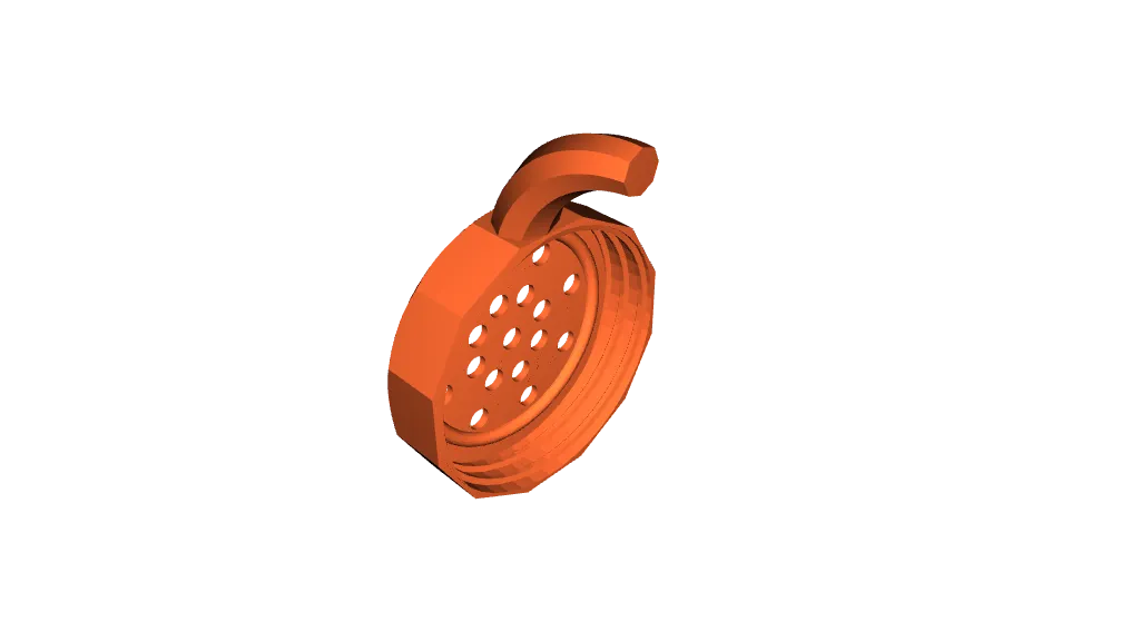 Strainer/Shaker Mason Jar Lid by Miranda P | Download free STL model ...
