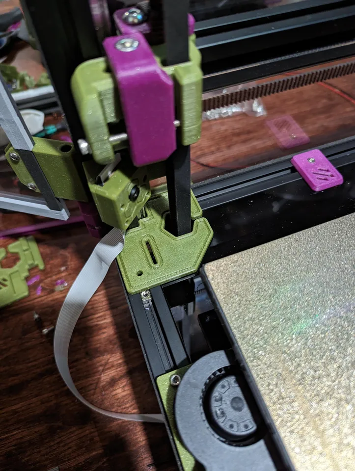 Voron 2.4R2 Z Belt Cover with Ribbon Slot by Morfesto | Download free ...