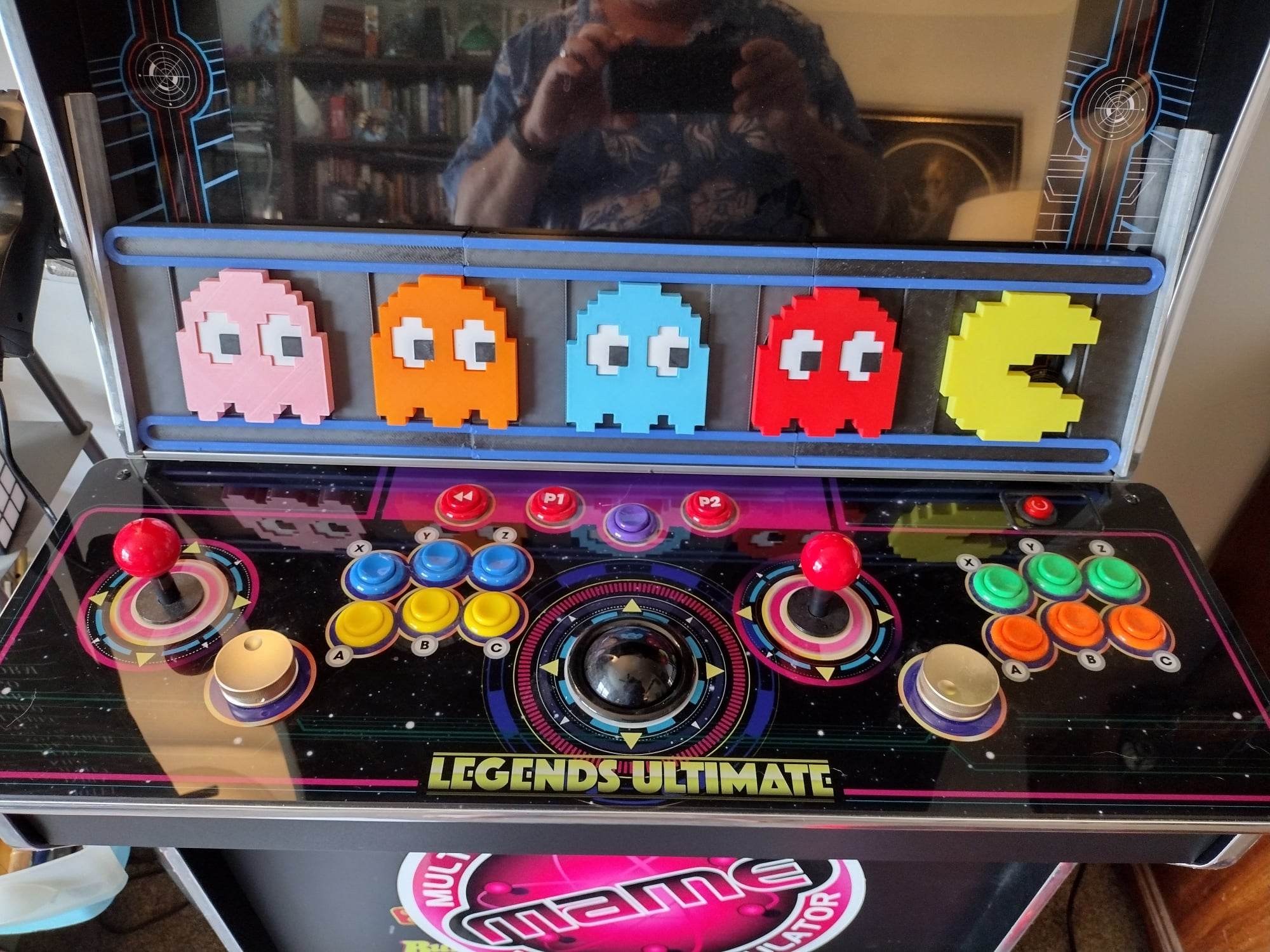 Pac Man Art Plaque for Wall or Legends Ultimate Arcade Cabinet by ...