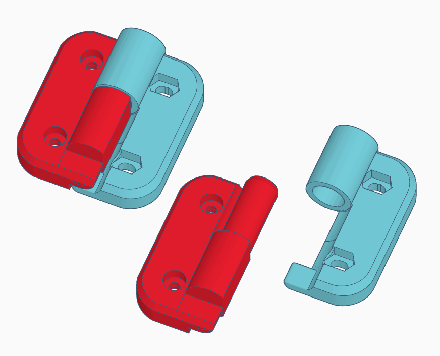 ARC P1P Removable Door Hinge by Origamigreg | Download free STL model ...