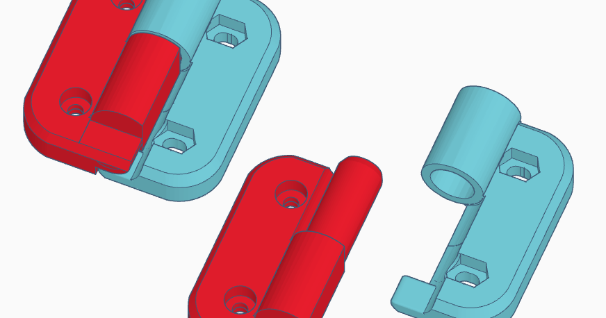 ARC P1P Removable Door Hinge by Origamigreg | Download free STL model ...