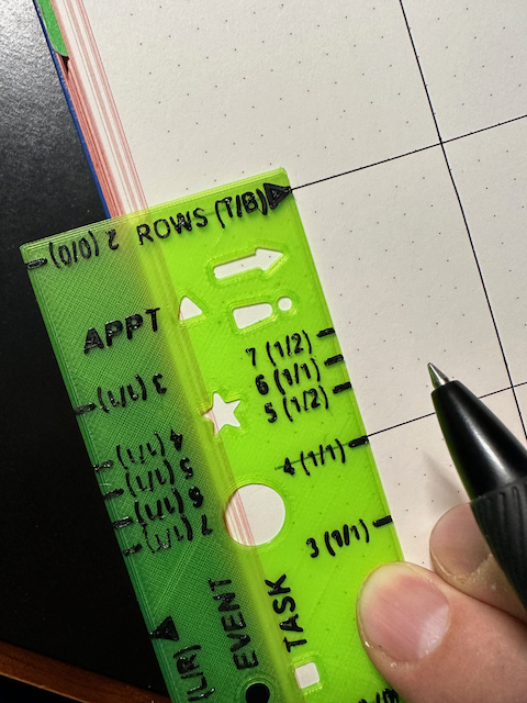 Journal Ruler by Monte | Download free STL model | Printables.com