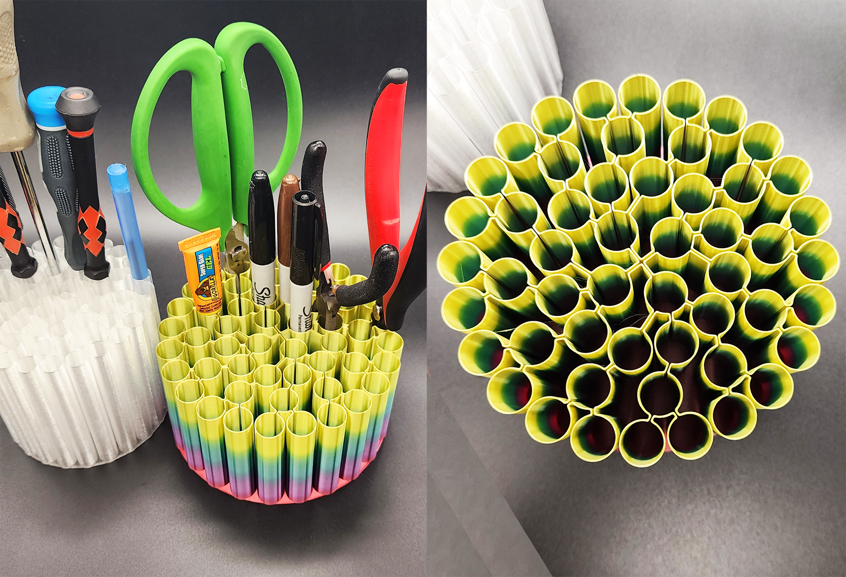 52 Compartment Vase Mode Caddy by Triple G Workshop | Download free STL ...