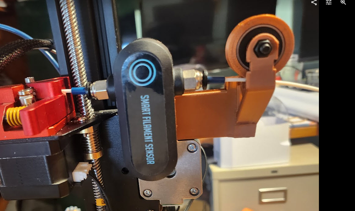 BTT Smart Filament Sensor with Rolling Guide by Jeffrey Smith ...