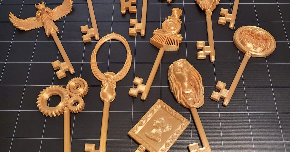 Golden Vault Keys for Dungeons & Dragons by TheSheDM | Download free ...