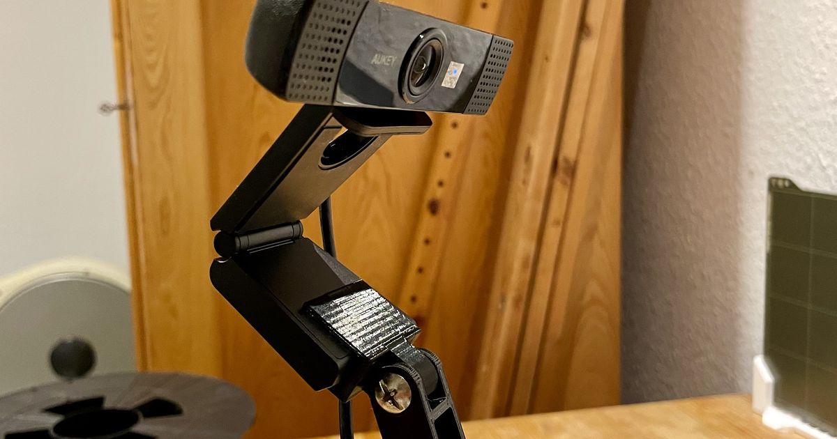 Prusa Mini Camera Mount Remix for Aukey PC-LM1E Webcam by stegi ...