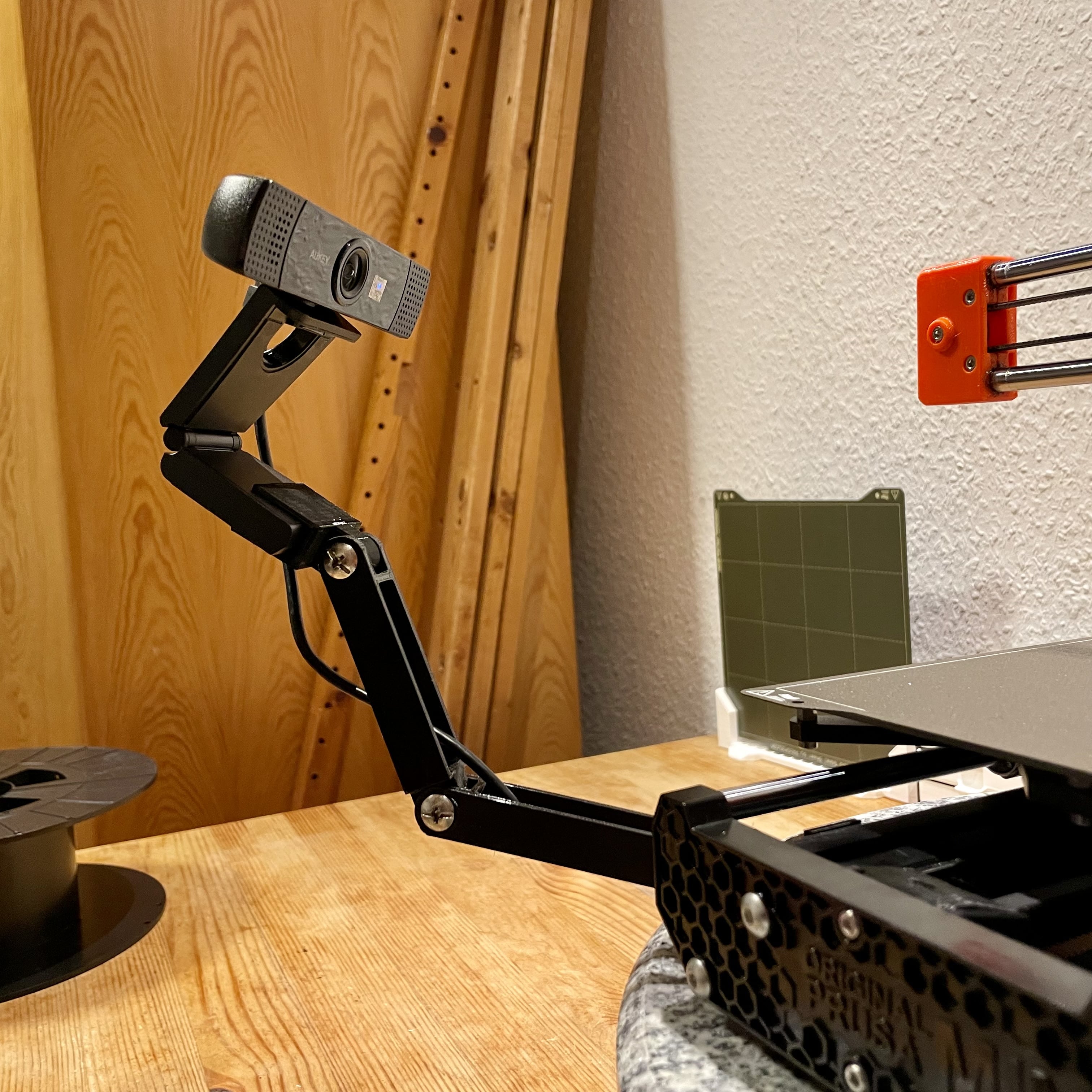 Prusa Mini Camera Mount Remix for Aukey PC-LM1E Webcam by stegi ...