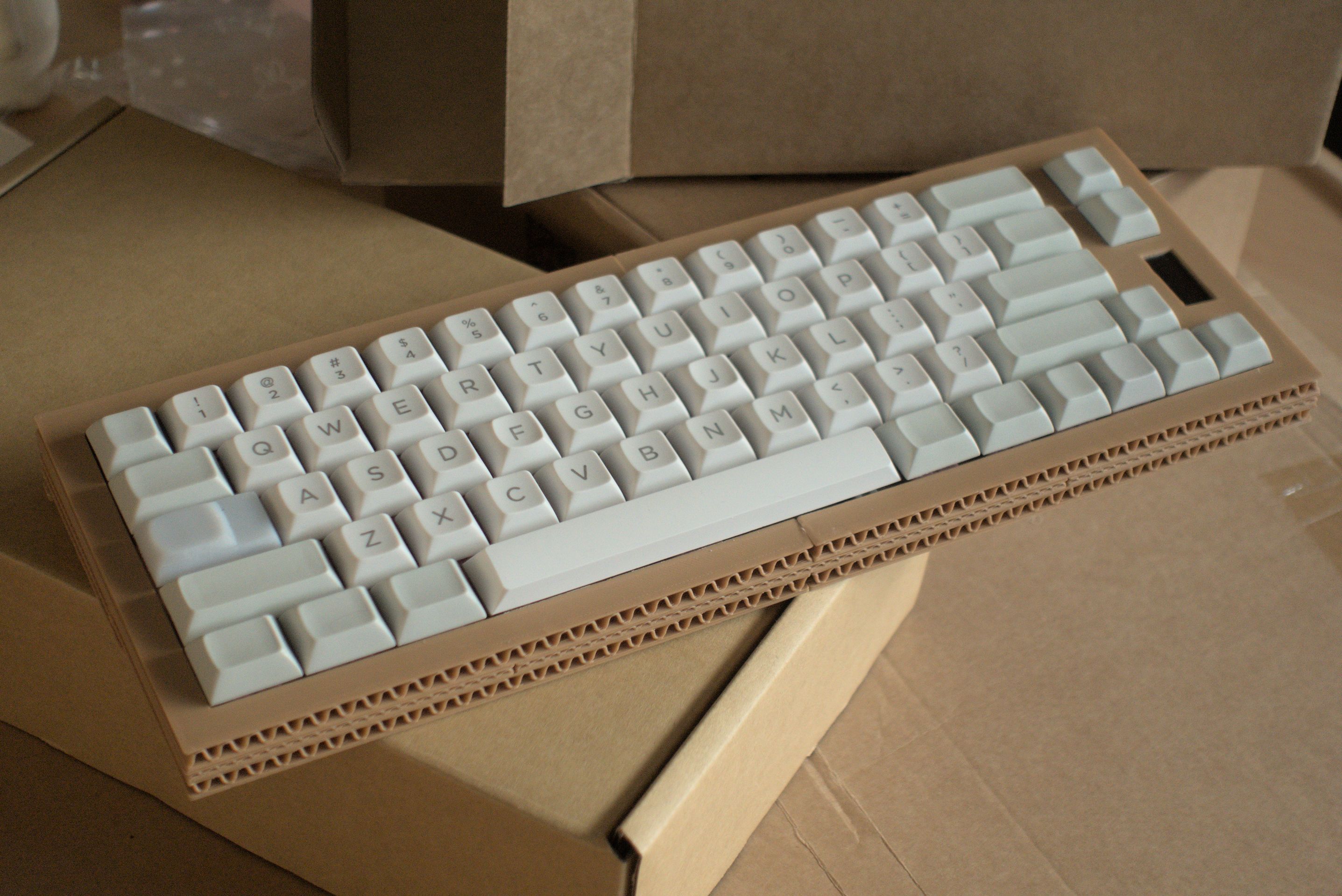 Cardboard FC660-style Mechanical Keyboard by sperm | Download free STL ...