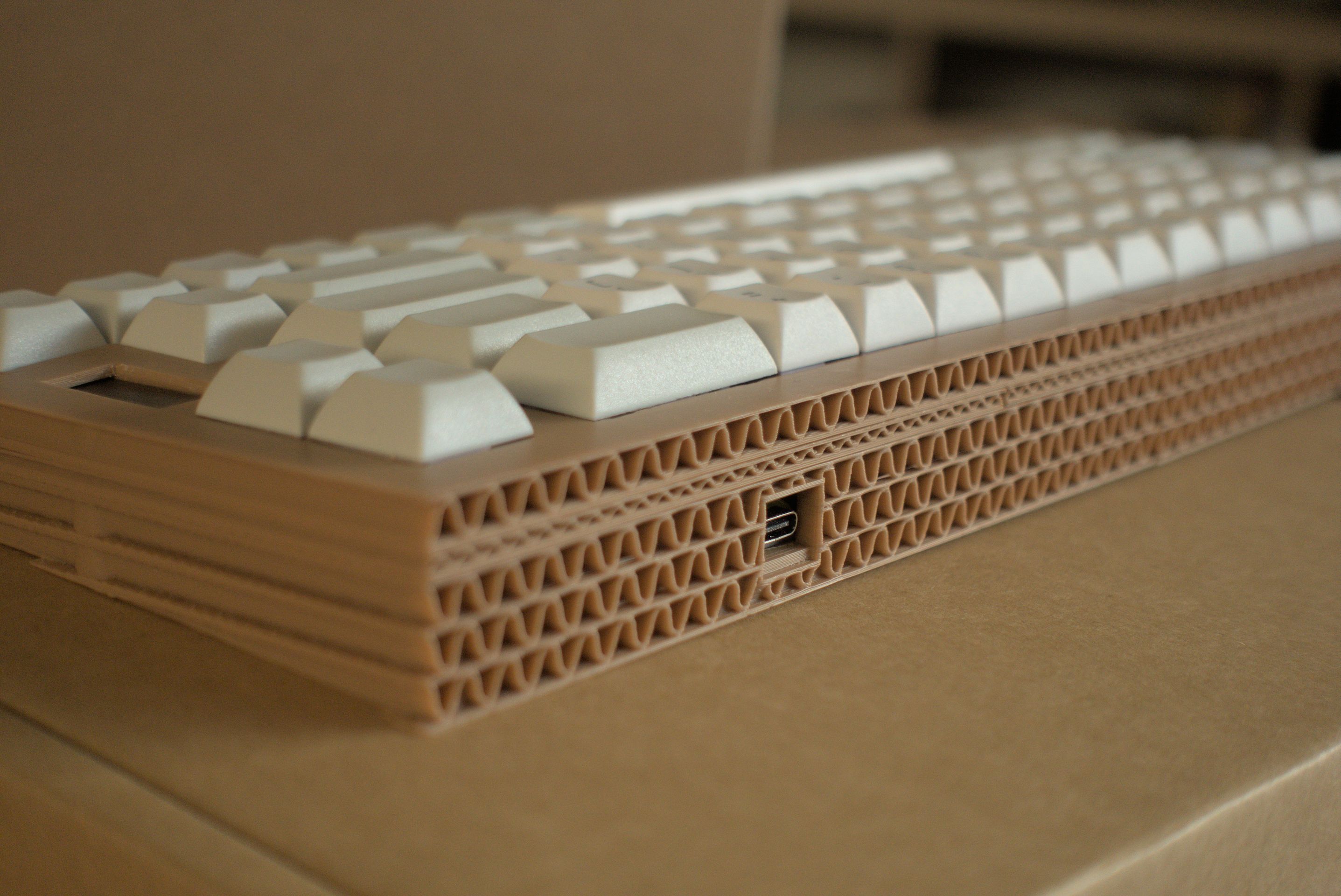 Cardboard FC660-style Mechanical Keyboard by sperm | Download free STL ...