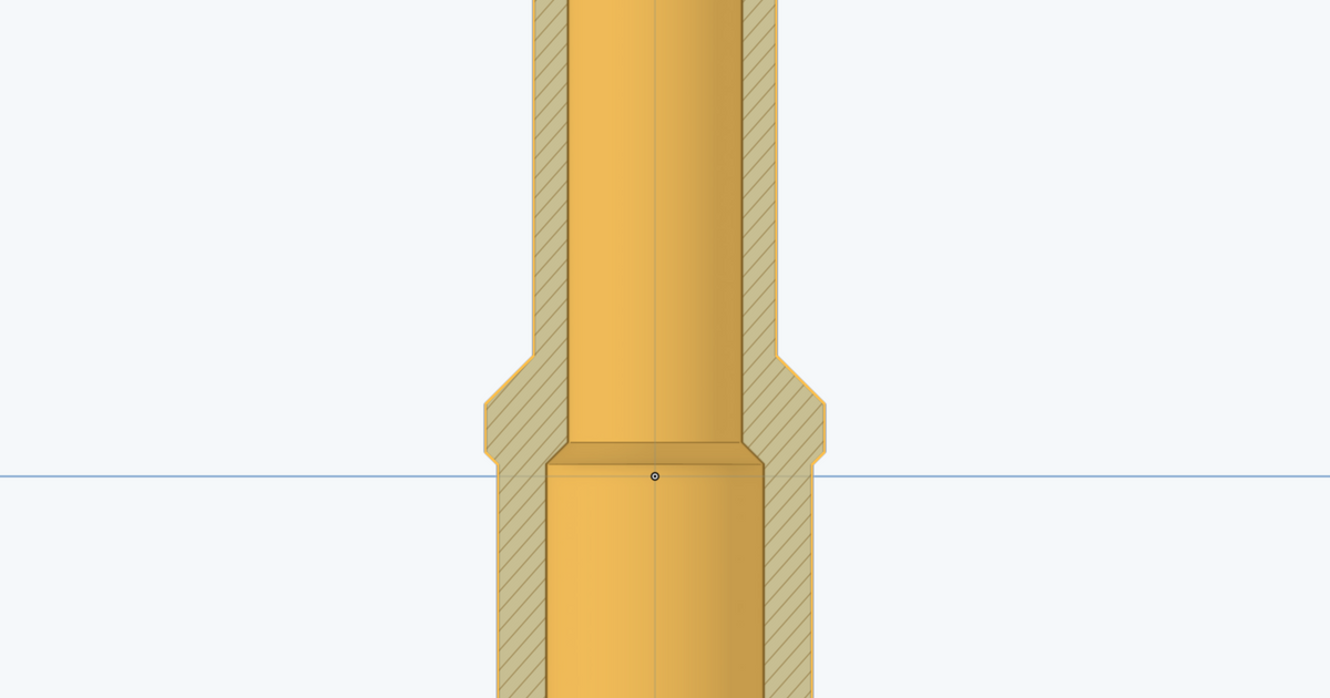 Parametric Pipe Adapter by Rafael | Download free STL model ...